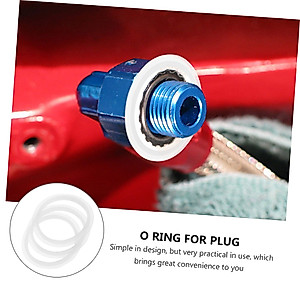 Veemoon 3pcs Basin Plug o Ring Bathroom Mounting Ring Bathroom Sealing Washers Bath Tub Accessory Mounting Ring for Vessel Bathroom Sealing Gasket Tub Plug Bath Sink Cover Rubber Valve