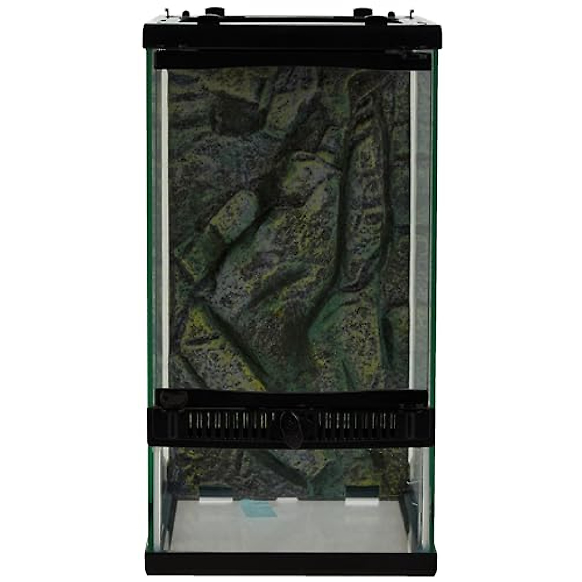 Zilla Front Opening Terrarium - 8" x 10" x 15",Black