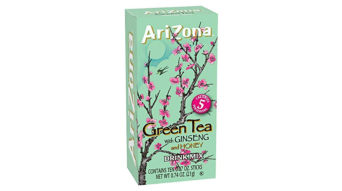 AriZona Green Tea Powdered Drink Mix with Ginseng & Honey | On-the-Go