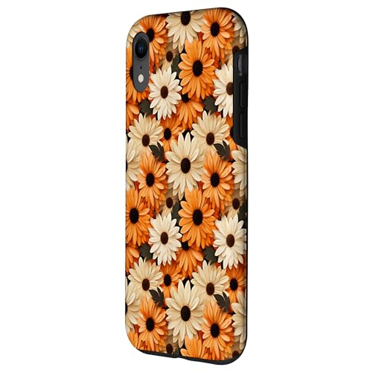 iPhone XR Yellow Sunflower Pattern Floral Garden Sun Flowers Aesthetic Case