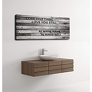 A71841 Wall Art Love You Still Large Wall Art Canvas (Ready To Hang) For Master Bedroom Wall Decor bathroom decor