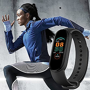 SPORTIMES Suitable for MI Band 5&6, 3 Pieces soft silica gel to replace the watchband, Adjustable Replacement Sports strap.