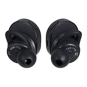 Audio-Technica ATH-CKR7TW True Wireless In-Ear Headphones, Black