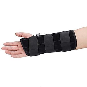 Sonew Wrist Support Brace with Splint Adjustable Wrist Brace Hand Support Arm Strap Breathable for Injuries to Carpal Tunnel, Arthritis Recovery And Sprains(M-Right)