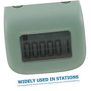 VANZACK Finger Counter Digital Counter Hand Counter Handheld Tally Counters Electronic Counter with Ring Digital Finger Rechargeable Counter Click Counter Number Clicker