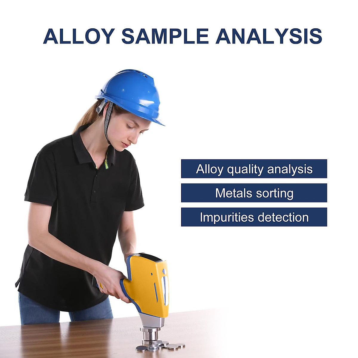 Hand-held XRF Analyzer Fluorescence Spectrometer for Ore Sample Metal Analysis
