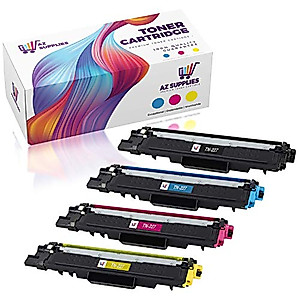 AZ SUPPLIES Compatible Toner Cartridge Replacement Brother TN227K TN227M TN227Y TN227C use in HL-L3210CW-L3230-L3270-L3290CDW MFC-L3710CW-L3750-L3770CDW (Black, High Yield Cyan Magenta Yellow, 4Pack)