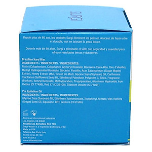 Surgi Wax Brazilian Hard Wax Kit For Private Parts 4 Ounce (118ml) (6 Pack)