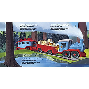 Green Toys Train & Storybook Set - Pretend Play, Motor Skills, Reading, Kids Toy Vehicle Gift Set. No BPA, phthalates, PVC. Dishwasher Safe, Recycled Materials, Made in USA.