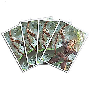 Aelwyn Alorr - Wood Elf Ranger - 100 Matte Card Sleeves (FN9S) - Fantasy North