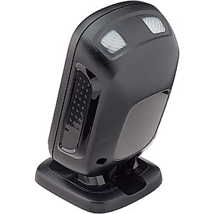 Zebra Symbol DS9208-SR Handsfree Standard Range Barcode Scanner with Shielded USB Cable - Scans 1D, 2D and PDF417 Barcodes, LED Aimer