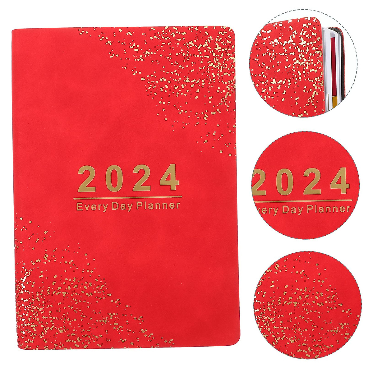 ABOOFAN 2pcs notebook agenda book calendar book a5 Paper household planner organizer multi-function academic planner daily planner 2024 convenient academic planner