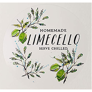 LIMECELLO LABELS - 2" ROUND CIRCLE - 12 / PKG