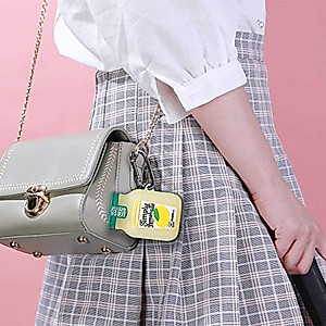 Oqplog for Airpod Pro 2019/Pro 2 Gen 2022 Case - Yellow Lemonade,Food Design Cute 3D Cartoon Funny Kawaii for Airpods Pro Soft Silicone Cover Cool Air Pods Pro Cases for Girls Women Boys Girly Teen