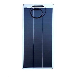 WindyNation 100W 100 Watt 12V Flexible Thin Lightweight Monocrystalline Solar Panel Battery Charger for RV, Boat, Cabin, Off-Grid Applications