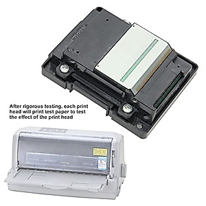 Printer Print Head, Replacement Black Print Head for L605 2651 2661 7525 L650 WF-2750 Printer Printhead Replacement Accessories Parts Kits for Repair