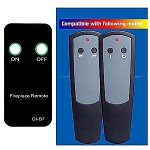Replacement for Dimplex Fireplace Heater Remote Control DF3003 DFB6016 3000370600RP