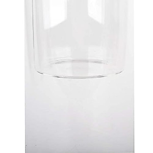 Michaels Bulk 12 Pack: 8”; Clear Glass Dual Cylinder Candle Holder by Ashland®