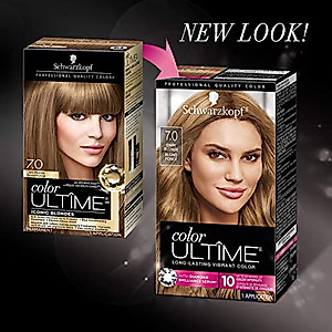 Schwarzkopf Color Ultime Hair Color Cream, 7.0 Dark Blonde (Packaging May Vary)