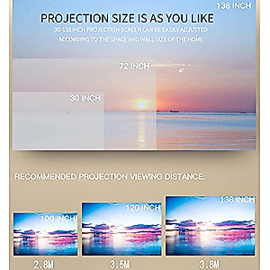 CXDTBH LED with USB 1080P Projector for Home Theater System YG530 Portable Movie Video Player ( Size : YG530 White )