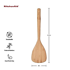 KitchenAid Universal Bamboo Short Turner, One size, Wood