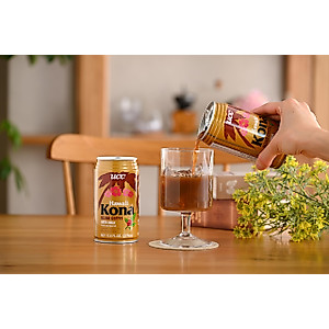 UCC Hawaii Kona Coffee Blend With Milk, Ready To Drink Coffee, Imported from Japan, 11.3 oz (Pack of 24)