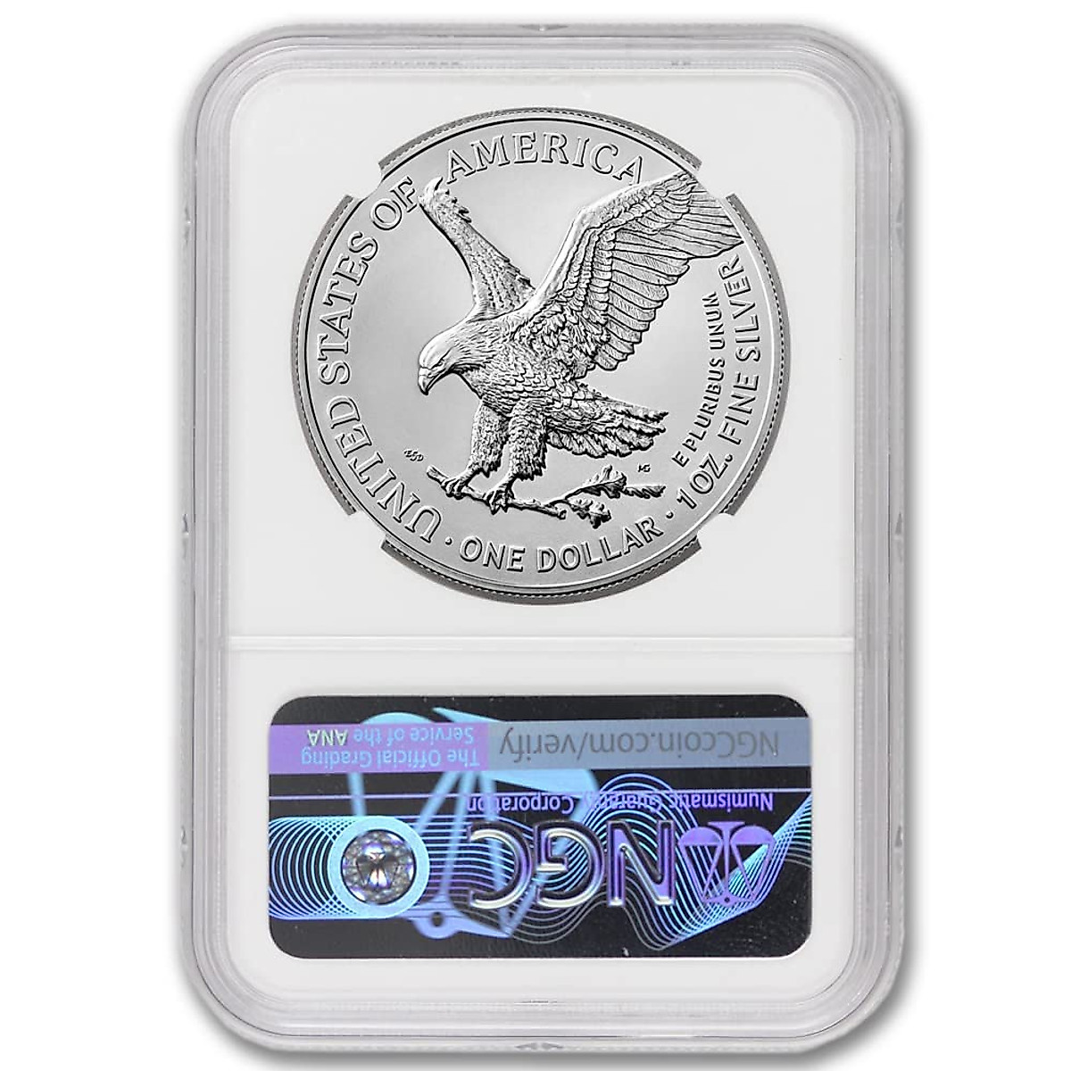 2022 (W) 1 oz American Silver Eagle Gem Uncirculated (Early Releases - Struck at West Point Mint) $1 GEMUNC NGC
