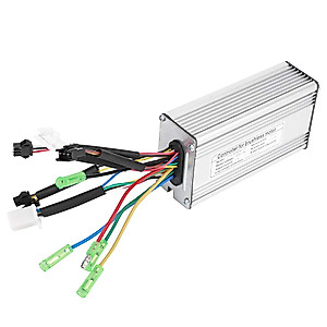 Vikye EBike Conversion Controller, 22A 9Tube 36/48V KT22A All Normal Heads Rectangular Controller Electric Bicycle Controller, EBike Controller
