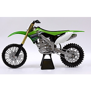 New Ray Die-Cast Kawasaki KX450F Motorcycle Replica, 1:12 SCALE, Green