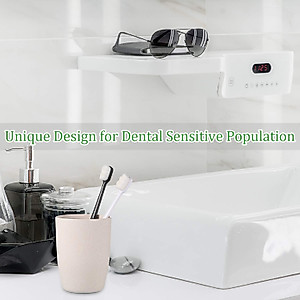 10 Pieces Extra Soft Toothbrush Micro-Nano Toothbrush Wavy Head Adult Toothbrush with 20000 Soft Bristle Good Effect for Adult Kid Children Teeth Oral Gum Recession (4 colors)