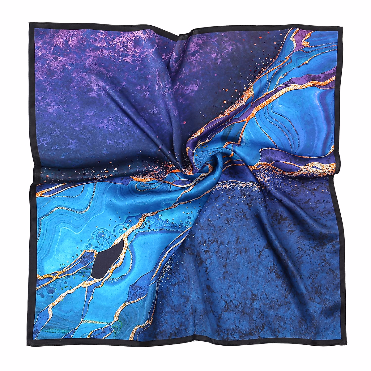 RIIQIICHY 100% Mulberry Silk Scarf Head Scarf for Women Hair Scarf Silk Scarf for Sleeping Hair Wrapping Square Neck Scarves