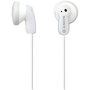 Sony in-Ear Earbud Headphones with Remote and Deep Bass, Blue, MDR-E9LP
