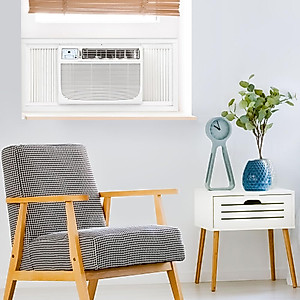 Keystone 25,000 BTU Window Air Conditioner and Dehumidifier, 230V, Window AC Units for Apartment, Living Room, Garage and Large Rooms up to 1500 Sq.Ft., Window Unit Air Conditioner with Remote Control