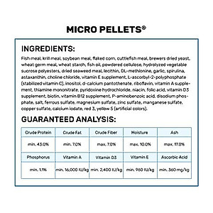 Hikari Tropical Semi-Floating Micro Pellets Fish Food, 0.77 Oz (22g)
