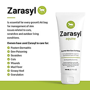 Zarasyl Essential Skin Care Ointment for Horses - Protects and Moisturizes for Equine Healing - First Aid Salve for Horse Wounds and Skin Repair – 6.7oz