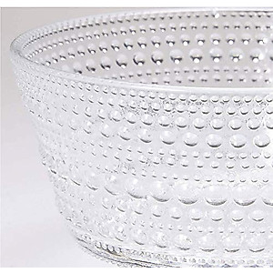 iittala 1007053 Kastehelmi Bowl, Width 4.9 x Depth 4.9 x Height 3.9 inches (12.5 x 12.5 x 9.8 cm), Clear, Approx. 8.1 fl oz (230 ml)