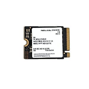 SAMSUNG 1TB SSD M.2 2230 30mm PM991a NVMe PCIe Gen3 x4 MZ9LQ1T0HBLB Solid State Drive for Surface Pro Steam Deck Dell HP Lenovo Laptop Ultrabook Tablet