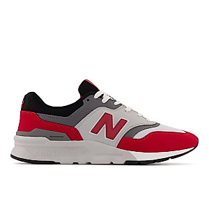New Balance Men's 997H V1 Lifestyle Sneaker, Team Red/Black, 12