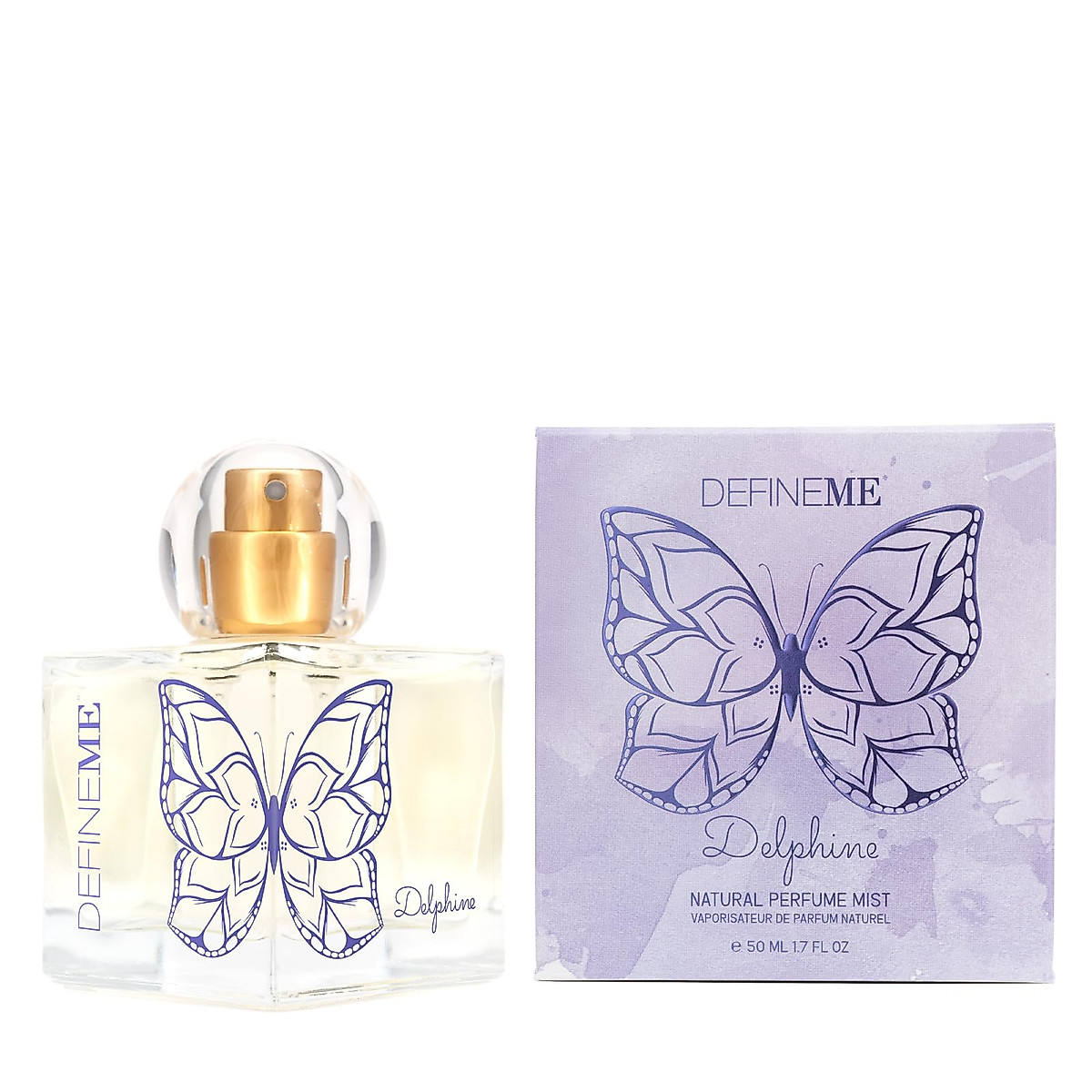 DEFINEME Natural Perfume Mist, Delphine, 1.7 FL OZ