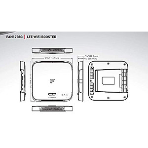Furrion Access 4G LTE Access Point and Wi-Fi Booster with Ceiling Mount Bracket — High-Speed Internet and Enhanced Wi-Fi Coverage on the Road — Gigabit Ethernet Connections, WPS Supported — 693969