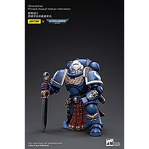 BLOOMAGE JOYTOY (BEIJING) TECH Warhammer 40k: Ultramarines Primaris Assault Vet Intercessor 1:18 Scale Action Figure