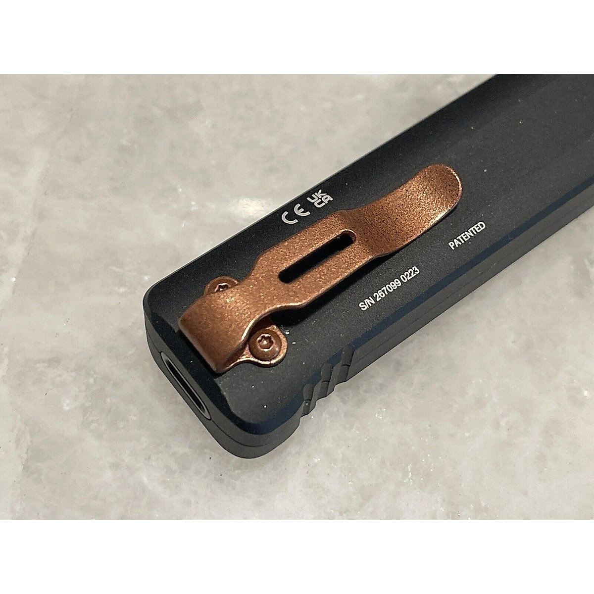 Copper Steel Pocket Clip For Streamlight Wedge 88810 88811 XT 88812 Flashlight