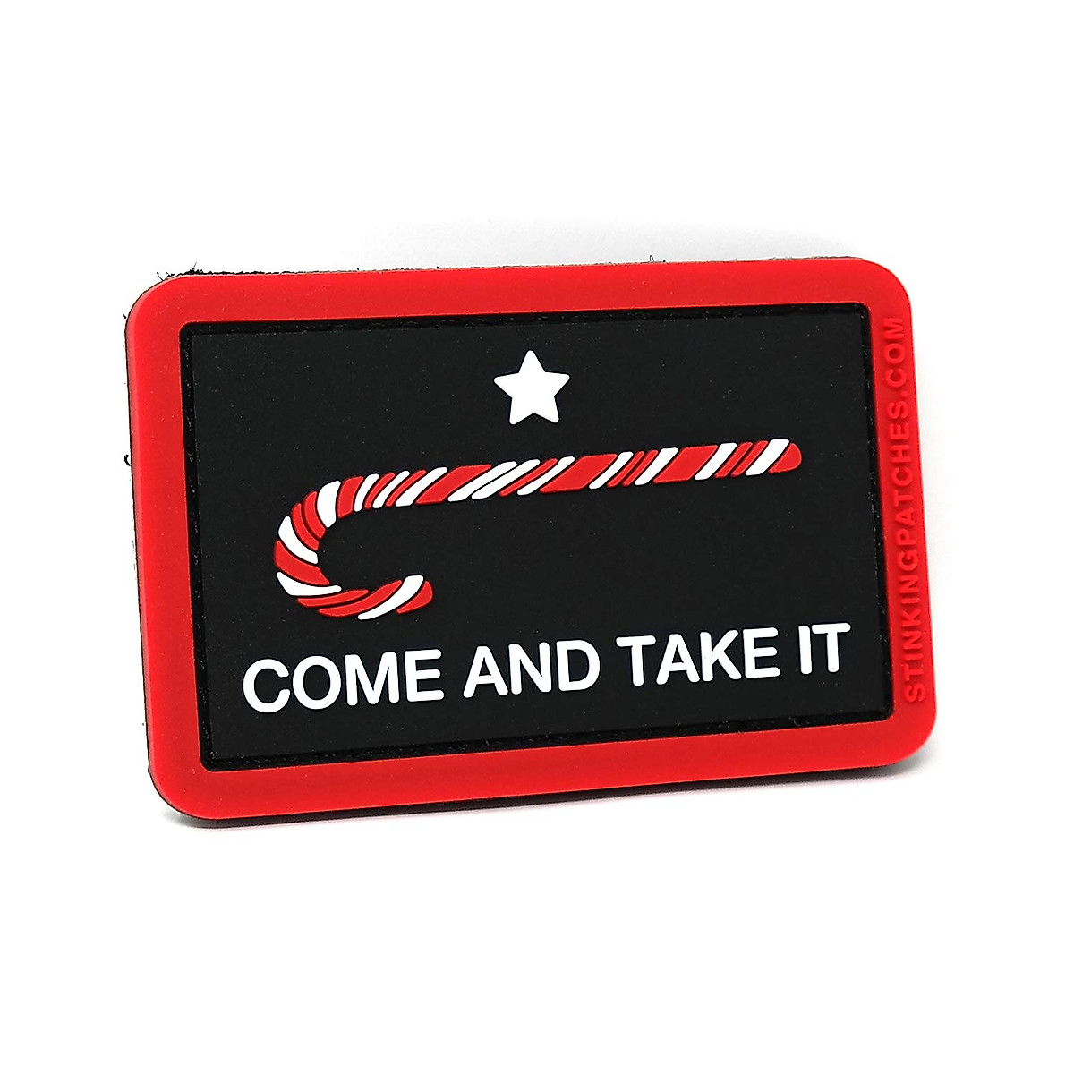 Candy Cane PVC Hook and Loop Patch Bundle - Hilarious Christmas Patches