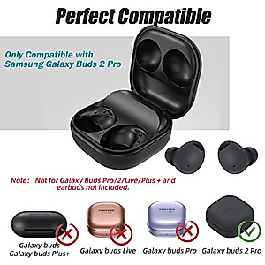 Lopnord Wireless Charging Case for Samsung Galaxy Buds 2 Pro SM-R510, Replacement Charger Case for Galaxy Buds 2 Pro with Bluetooth Pairing, Support Wireless & Wired Charging (Earbuds Not Included)