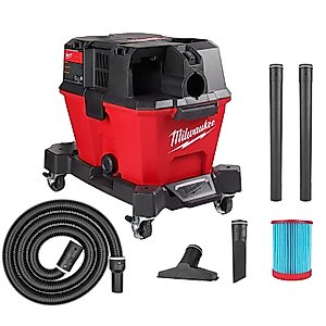 . Milwaukee M18 Fuel 6 Gallon Wet/Dry Vacuum - No Charger, No Battery, Bare Tool Only