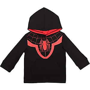Marvel Spider-Man Miles Morales Toddler Boys Fleece Athletic Hoodie 5T