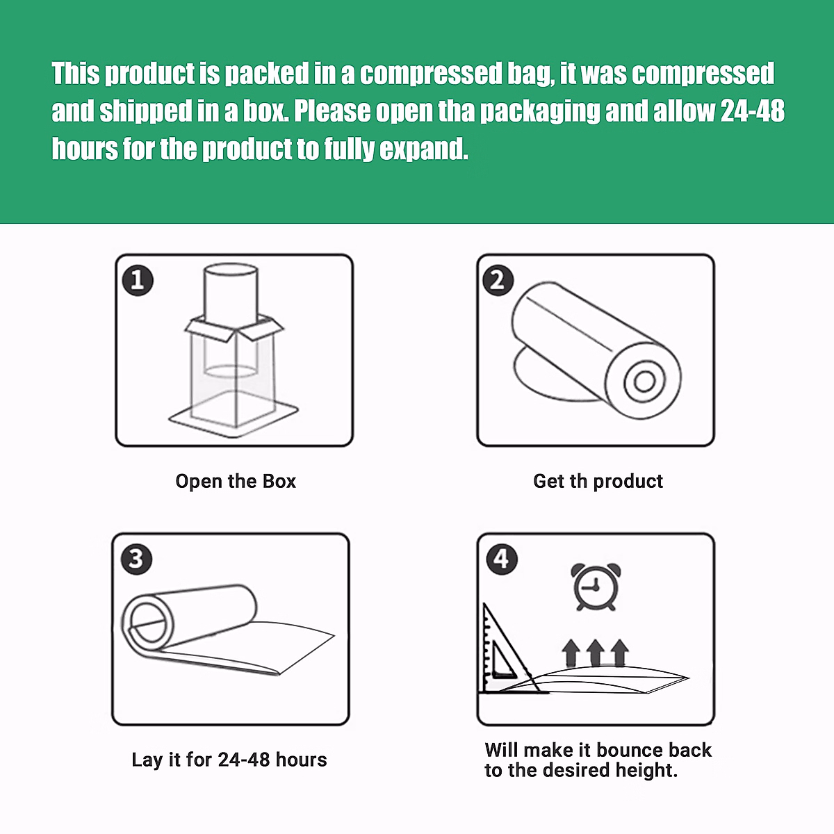 HOMBYS Under Mattress Support, Under Bed Thick Mattress Elevator Incline Foam Support, Mattress Sag Support Pad, Mattress Lifter, Multifunctional Bed Wedge Pillow-60"x23"x6"