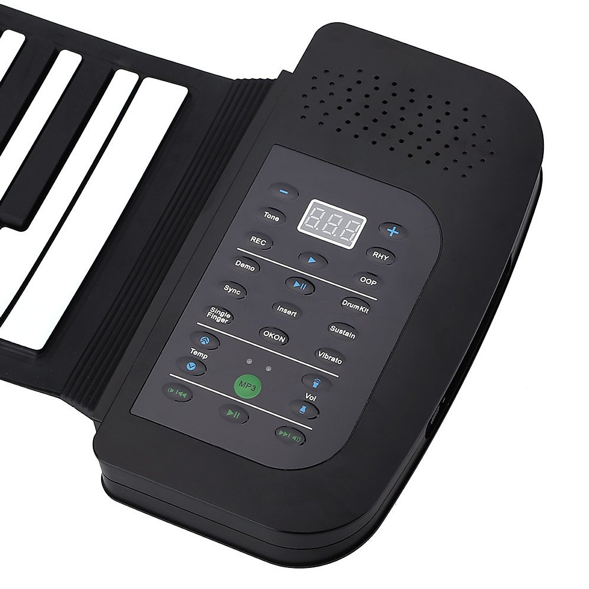 Aidashine Portable 88 Keys Roll Up Piano Keyboard Piano, Silicone Flexible Foldable Keyboard Hand-Rolling Piano with Sustain Pedal