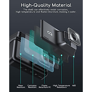 Dual Dash Cam Front Rear - COOAU 2.5K Car Camera 3” IPS Screen with WiFi APP - Dashboard Cam GPS WDR G-Sensor | 24H Parking Mode Night Vision | Loop Recording