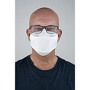PureMSK - Made in the USA - Disposable Face Mask - Masks for Protection - White Adult Size - (10 PACK)